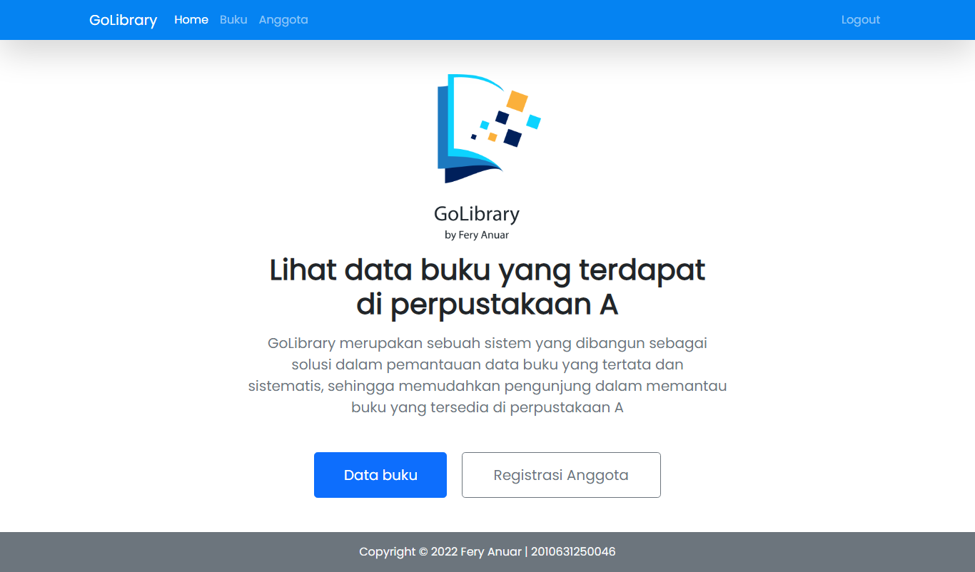 GitHub - feryanuar24/golibrary: Library management app