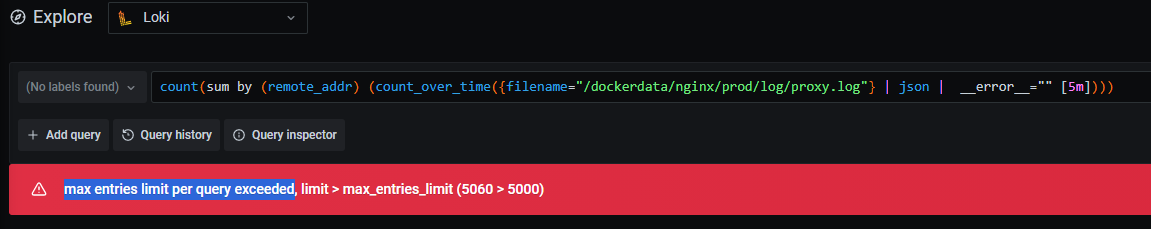 max entries limit per query exceeded · Issue #2854 · grafana/loki · GitHub