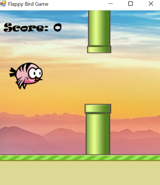GitHub - AdinaGemanar/Flappy-Bird: Flappy Bird game built using C# in Visual Studio.