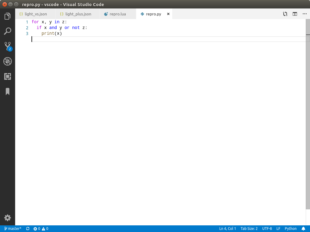 Lua highlighting bug in Light/Light+/Dark/Dark+ · Issue #71504 ...