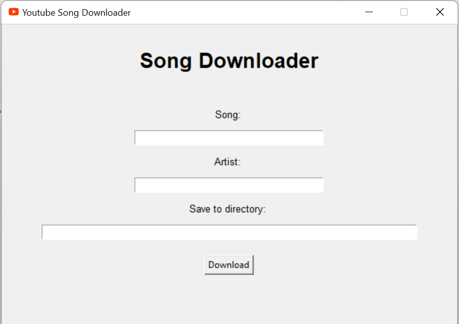 GitHub - sgmselli/Song-downloader: No need to grab the url link to ...