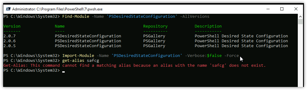 Error Configuring LCM After Upgrade to PS 7.x · Issue #3723 · microsoft/Microsoft365DSC · GitHub