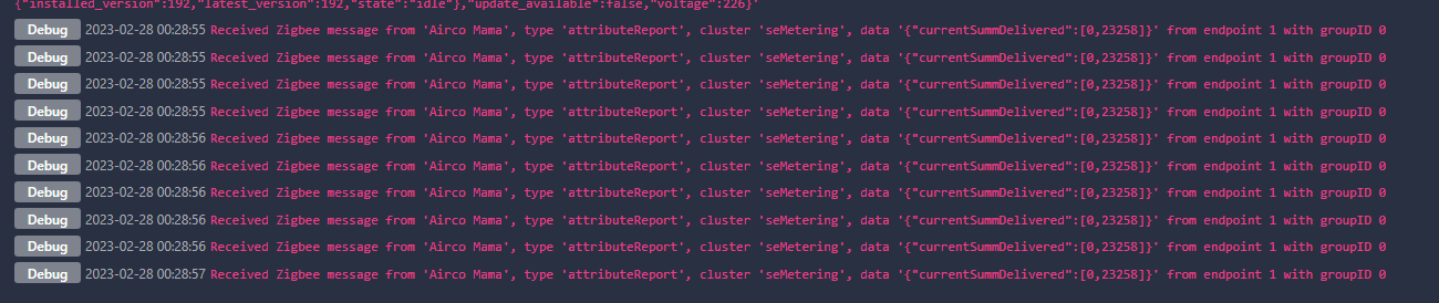 Power meter devices spamming attributeReport / genBasic messages and making network slow/ crash ...