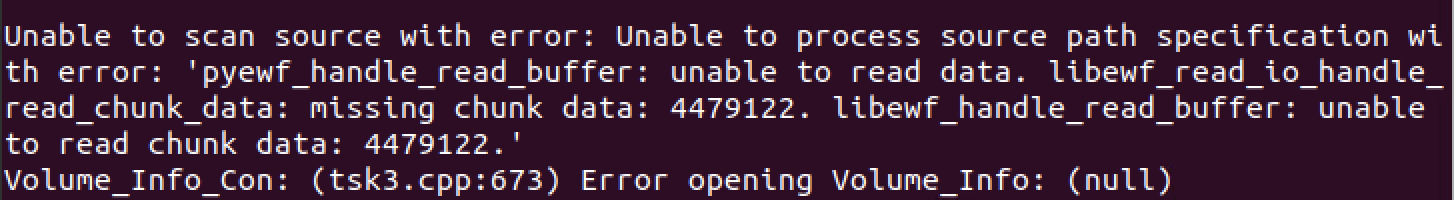 How Should I Interpret Unable To Scan Source With Error · Issue