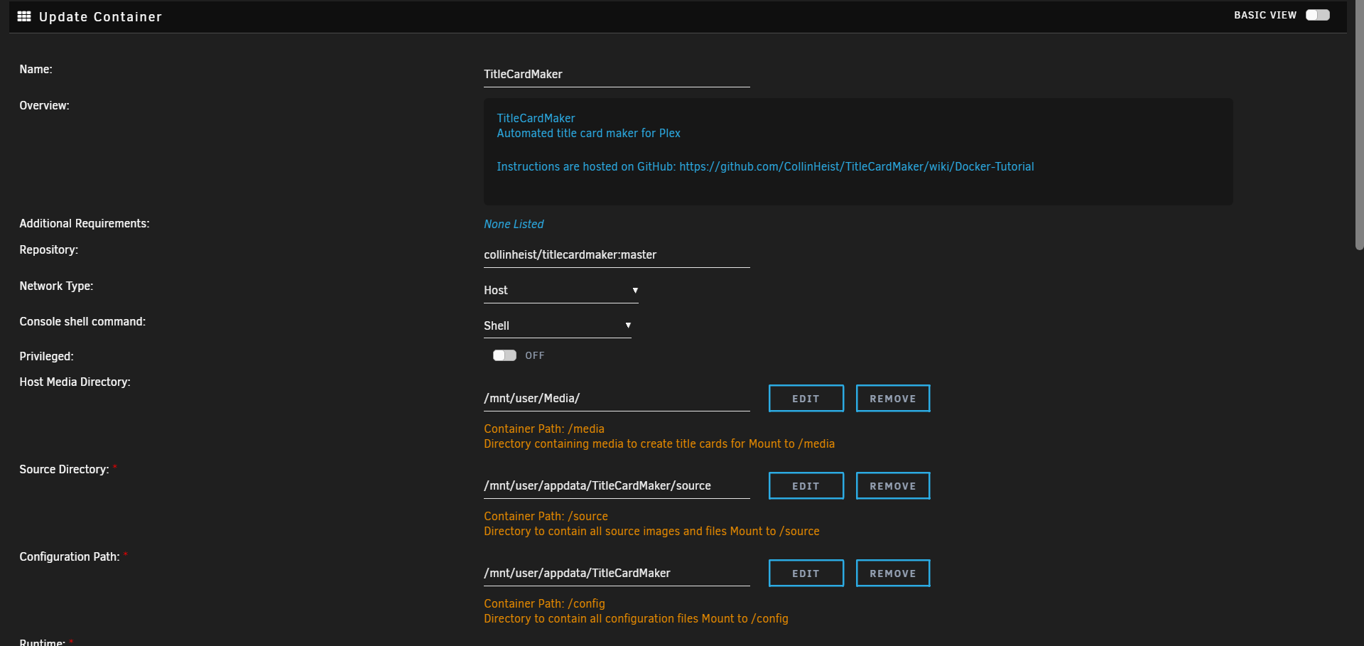 BUG - Error when running container with yml files needed · Issue #302 · CollinHeist ...