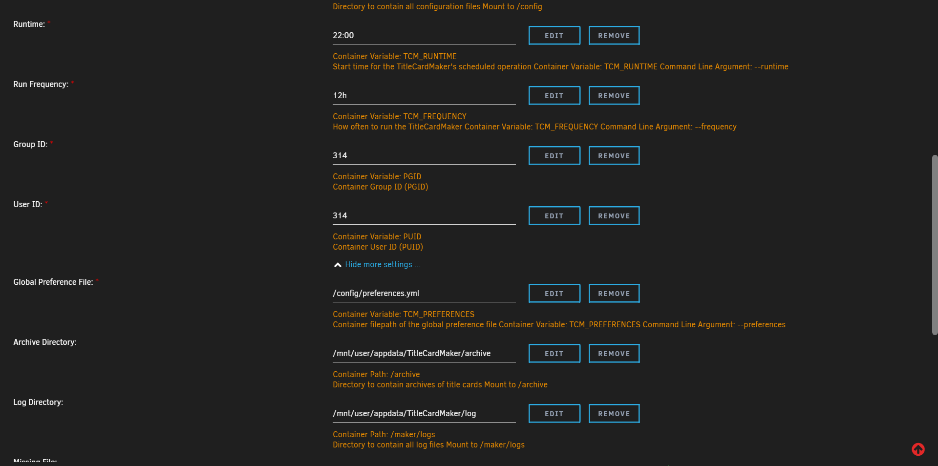 BUG - Error when running container with yml files needed · Issue #302 · CollinHeist ...