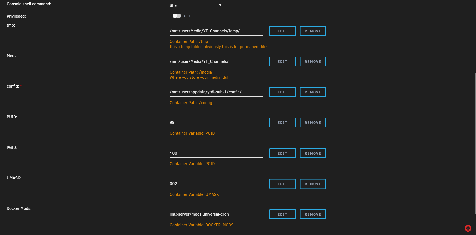 Having trouble setting up unraid app. "[custom-init] No custom files found, skipping..." · Issue ...