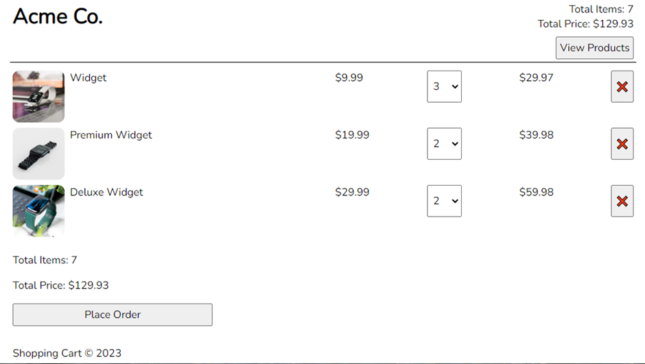 GitHub - AidanMcMoneagle/shoppingCart