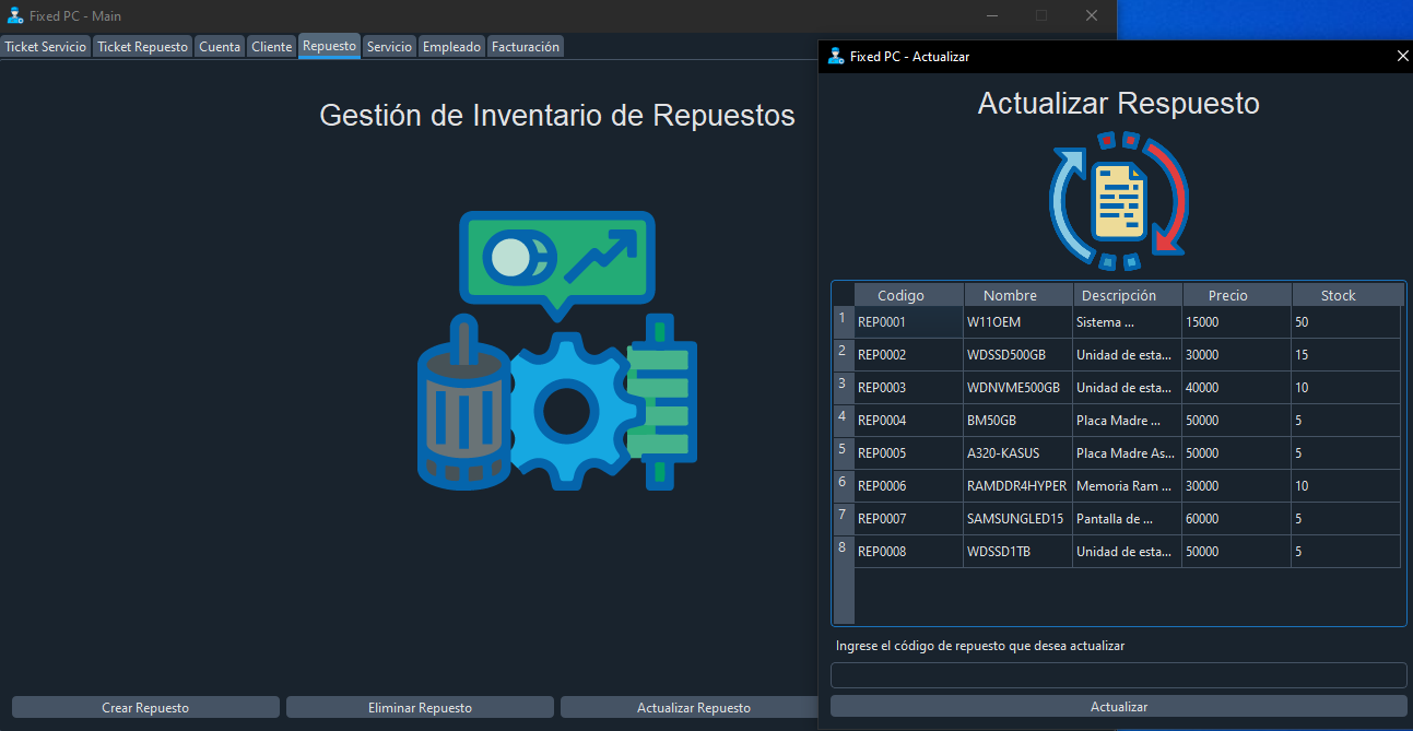 GitHub - JCSystemDev/FixedPC: Proyecto hecho con Python, Pyside6 y MySQL