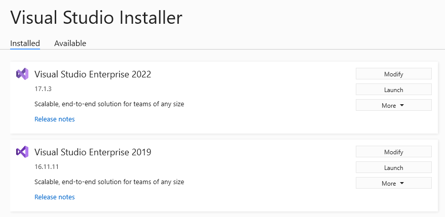 Cannot Add machine learning in VS2019 if installed VS2022. · Issue #1678 · dotnet ...