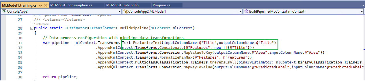The ignore settings will not be reflected on Evaluate page and Code ...