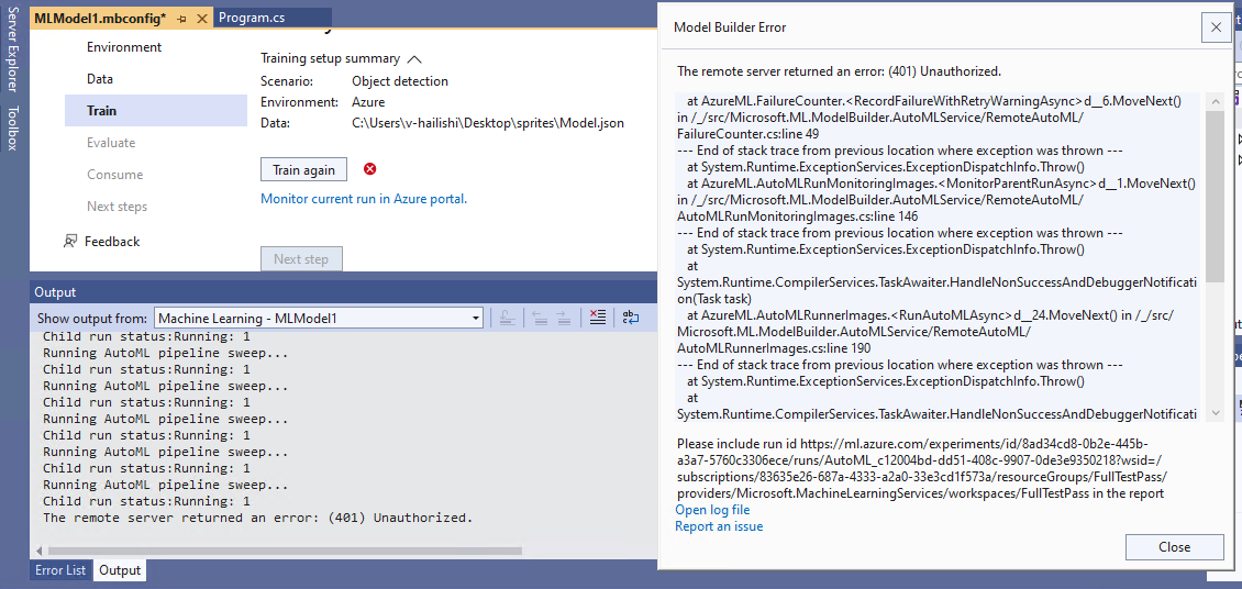 When Azure ML training fails for datasets with many images · Issue ...