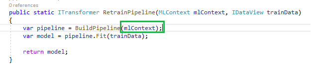 Error CS0103"The name 'context' does not exist in the current context" occurs when running ...