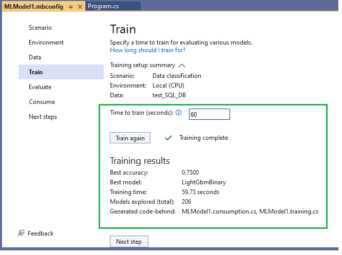 All scenarios are training failed with model builder error. · Issue #2200 · dotnet ...