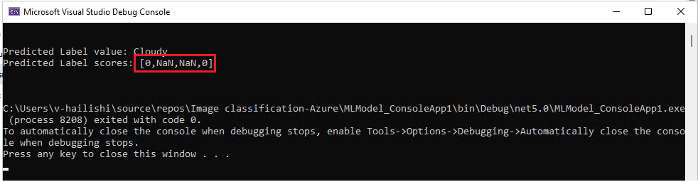 Image classification-Azure: The evaluate result is not accurate and exist garbled on the ...