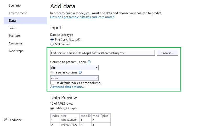 Forecasting: The generated Console App and Web Api projects run failed. · Issue #2249 · dotnet ...