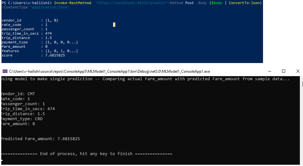 Value predication: The generated Console App and Web Api projects run failed. · Issue #2245 ...