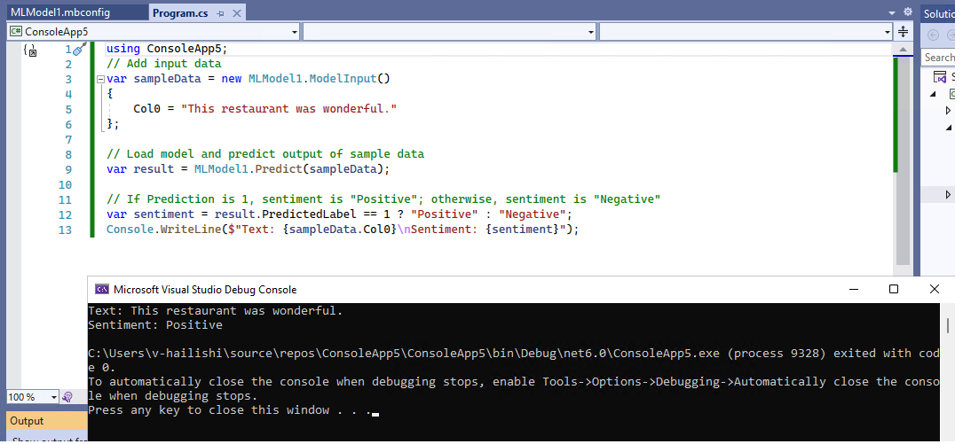 Change PredictedLabel to Prediction · Issue #2248 · dotnet/machinelearning-modelbuilder · GitHub