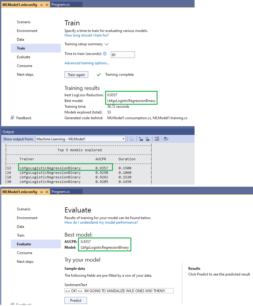 Data classification: The best model and its value are wrong for the ...