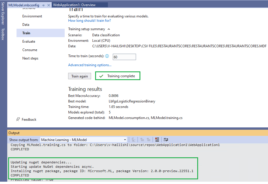 All scenarios: Message dialog "Version string portion was too short or ...