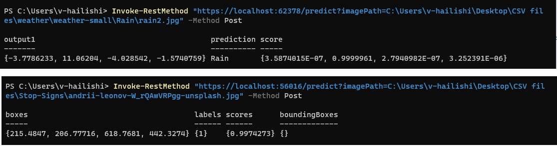 Image classification-Azure&Object detection: The generated Web Api project run failed. · Issue ...