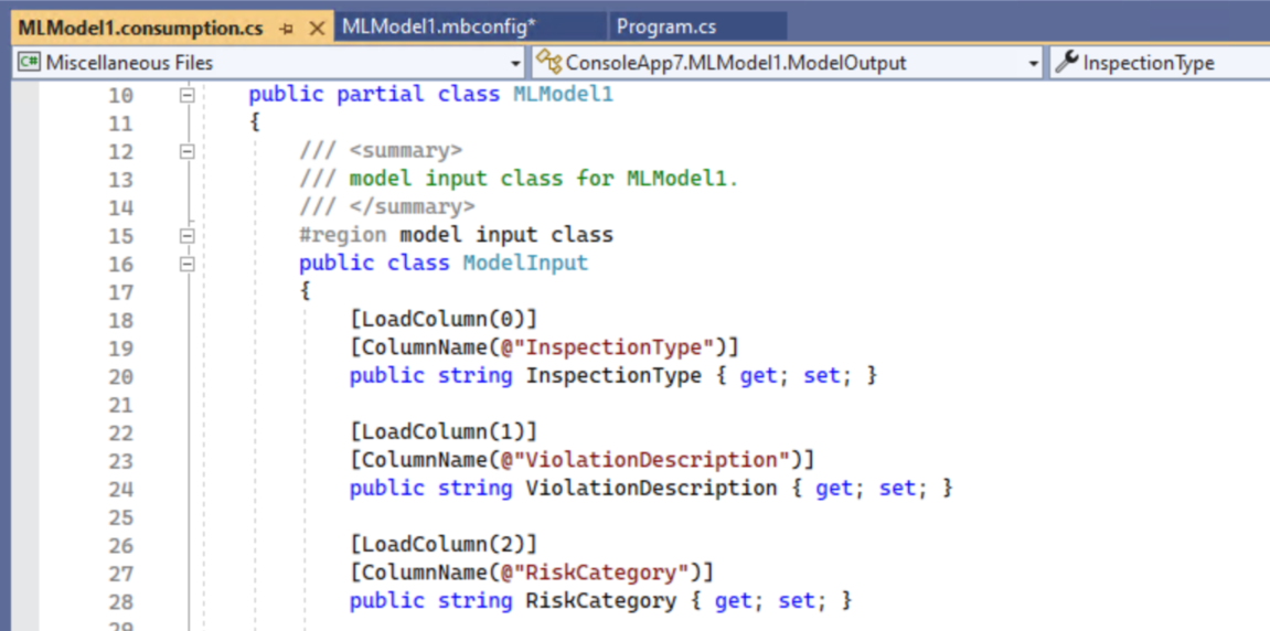 LoadColumn attribute · Issue #2420 · dotnet/machinelearning-modelbuilder · GitHub