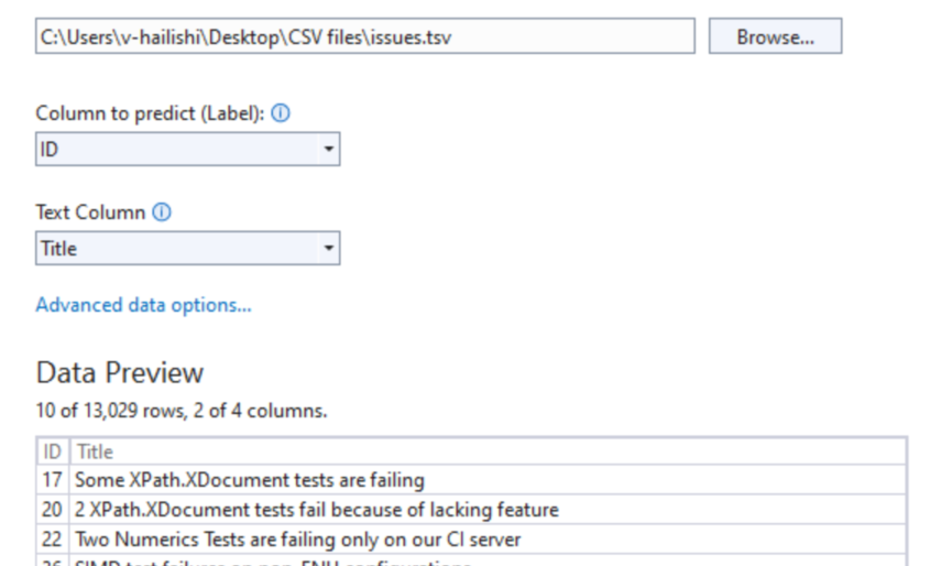 Recommendation: Non-Label/Item/User columns should be "Ignore" · Issue #2296 · dotnet ...