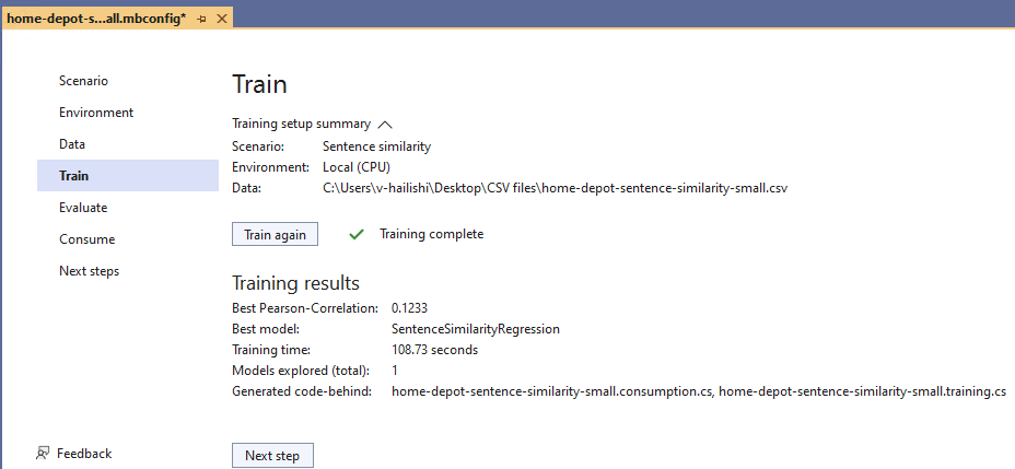 Sentence similarity: Training failed with error "Access to the path 'asmjit.dll' is denied ...