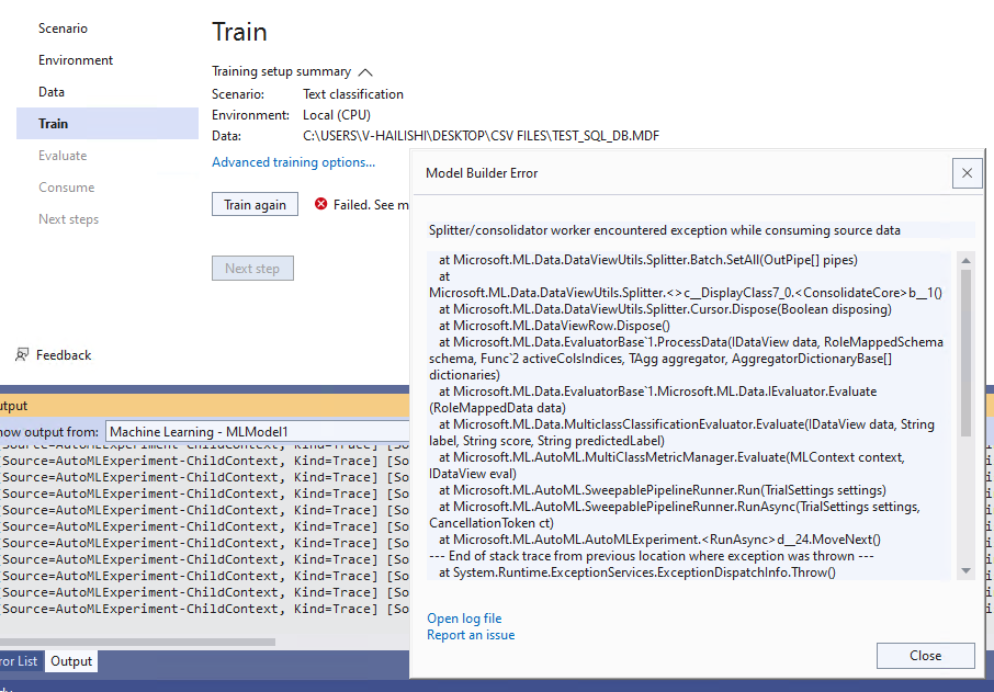 Data classification: Training would be failed when choosing the third validation data strategy ...