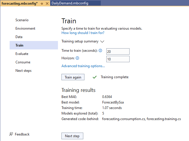 Forecasting: Training failed with error "cross validation is not implemented" or "length doesn't ...
