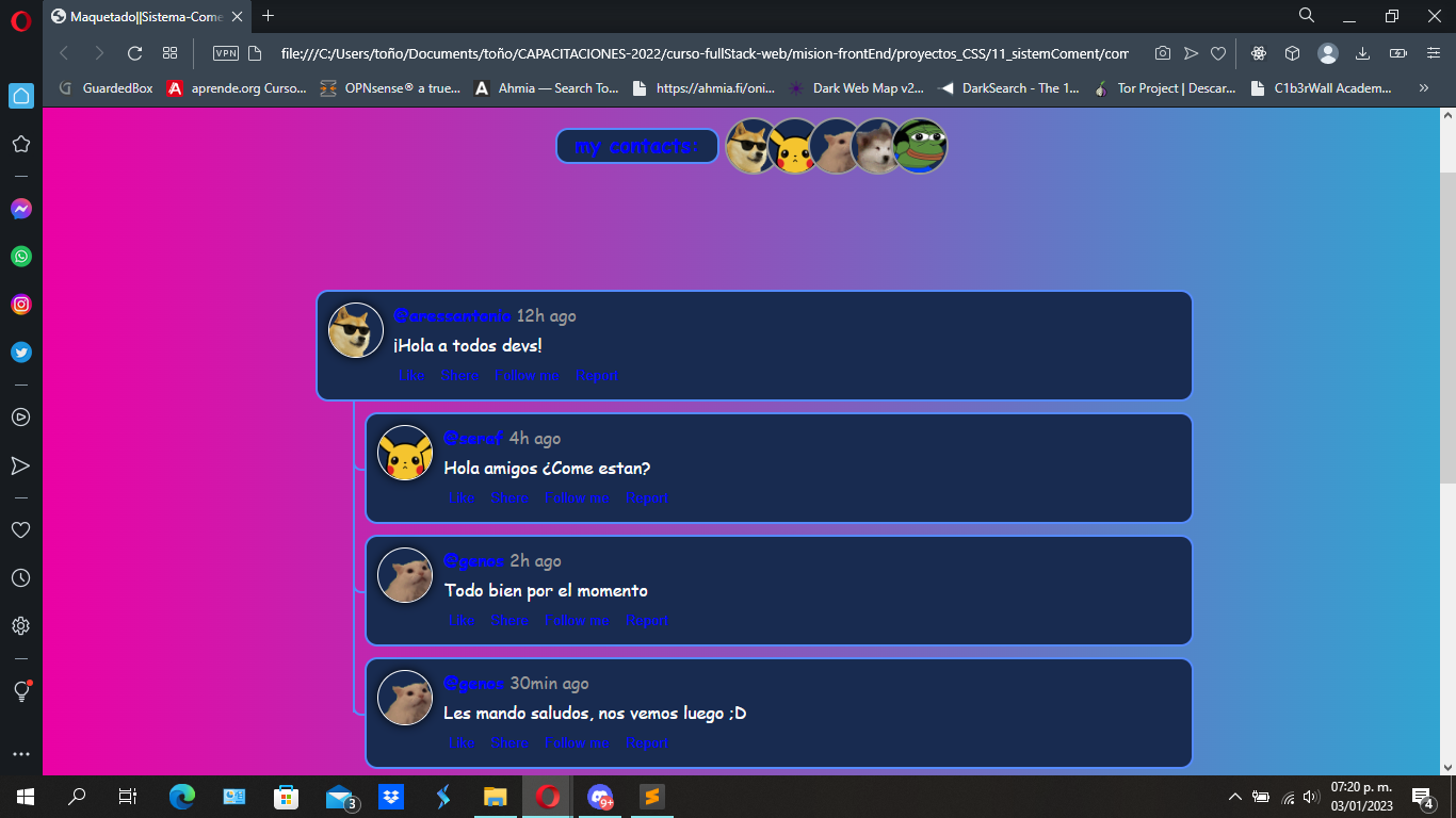 GitHub - AressAntonio/maquetado-sistema-comentarios: Pequeño proyecto ...