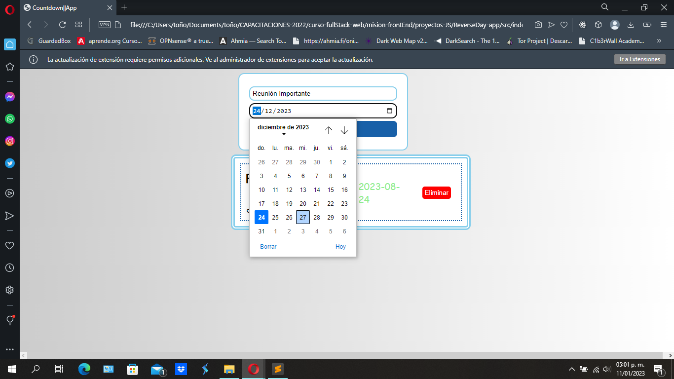 GitHub - AressAntonio/Proyecto-Countdown-Day-Web-App: El proyecto de ...