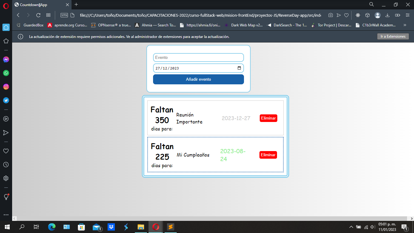 GitHub - AressAntonio/Proyecto-Countdown-Day-Web-App: El proyecto de ...
