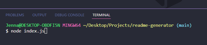 GitHub - jennasaikaly/readme-generator