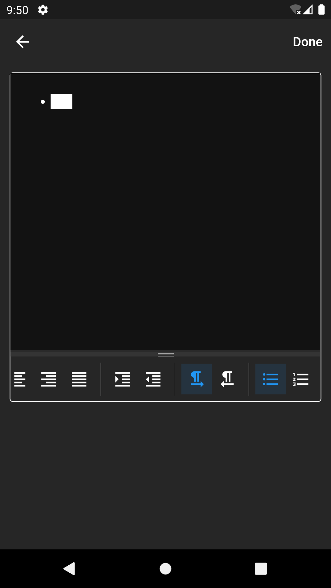 Text Background Color Changes To White In Dark Mode When Clicked On