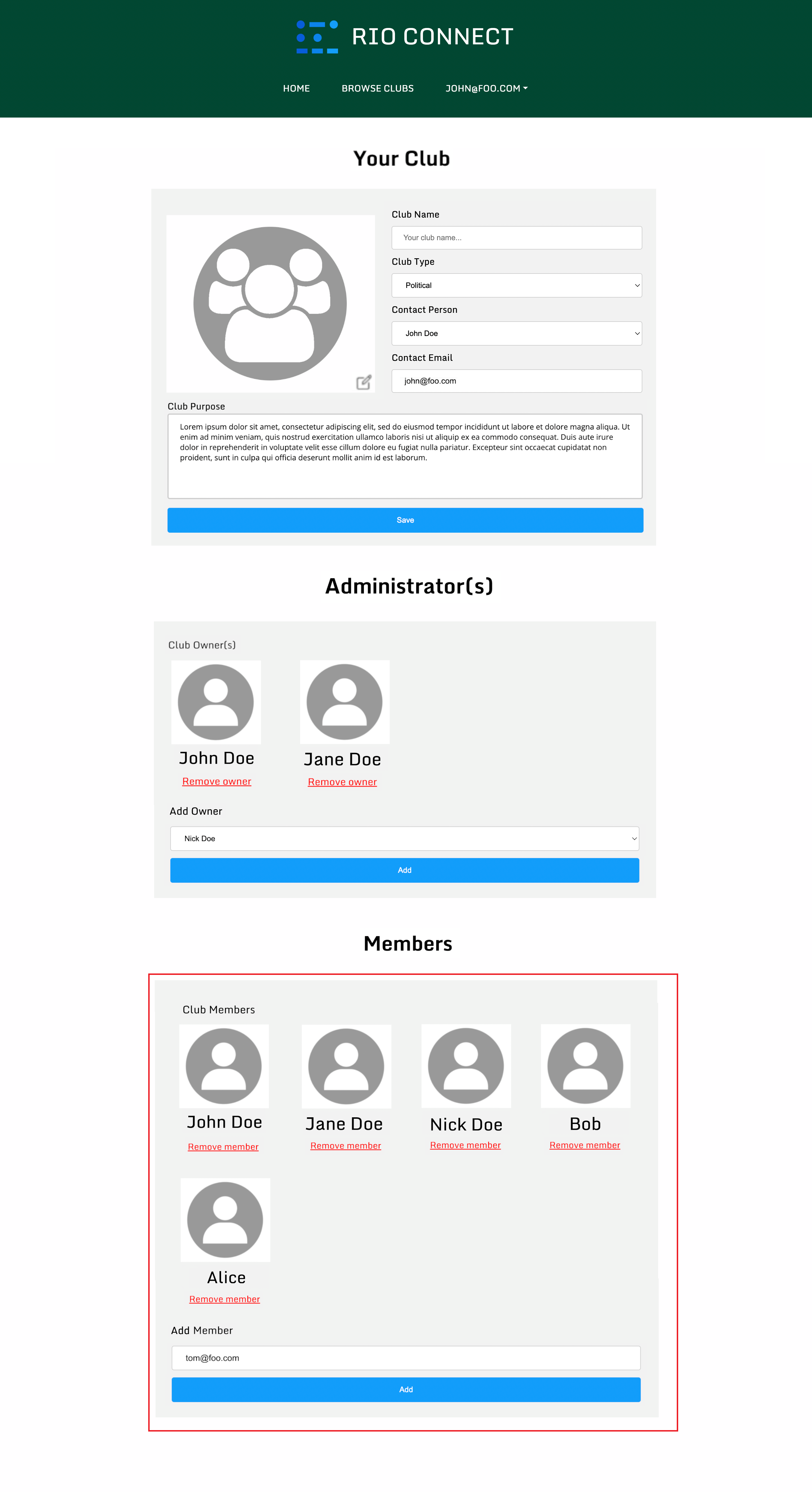 Create edit club members component · Issue #47 · rio-connect/rio-connect · GitHub