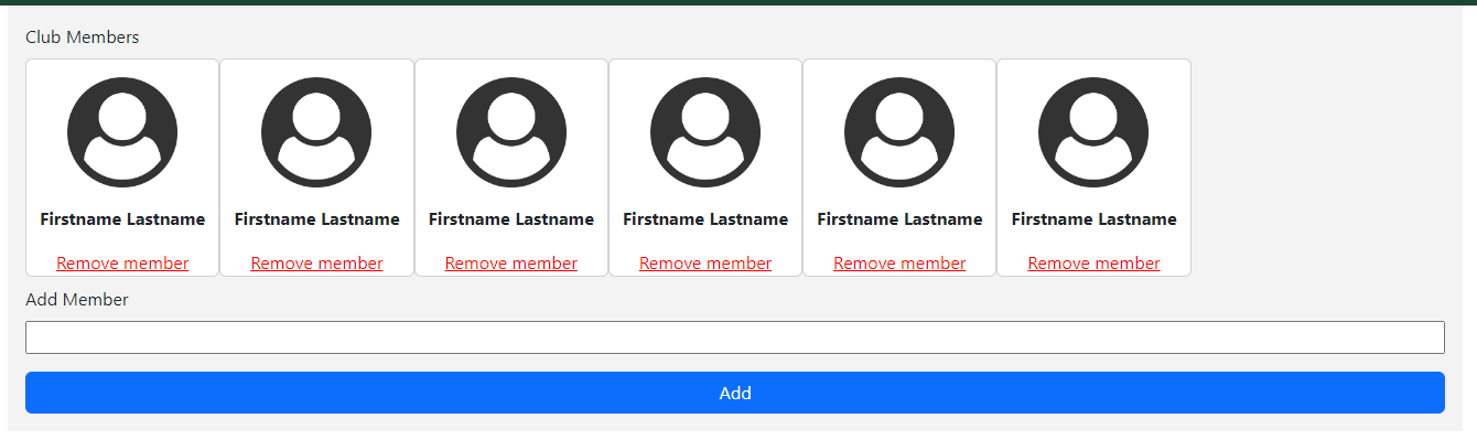 Create Edit Club Members Component · Issue 47 · Rio Connectrio Connect · Github 1658