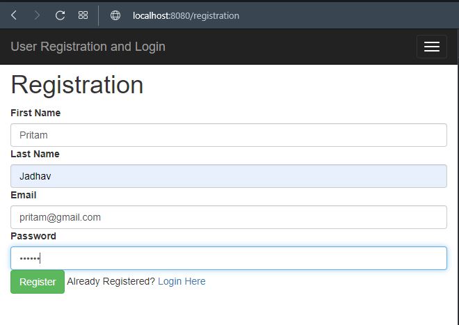 GitHub - Pritam-2022/User-registration-and-login: Spring Boot, Spring Security, Hibernate ...