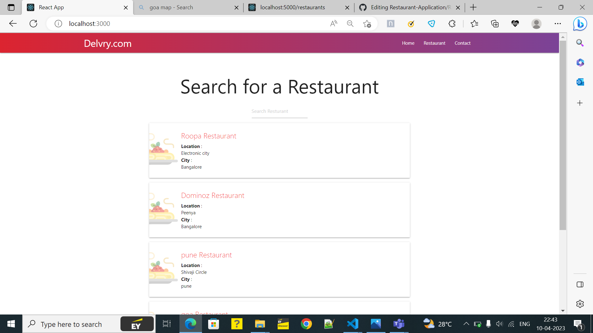 GitHub - sachhi21/Restaurant-Application: using redux
