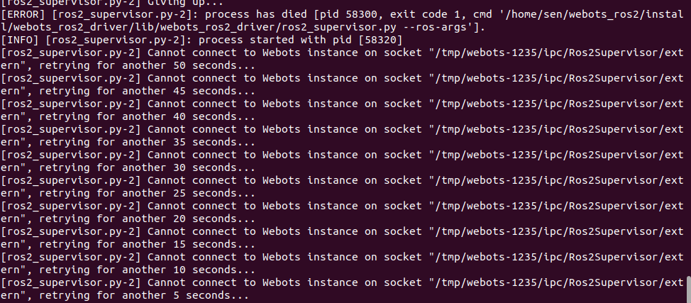 Problems encountered during simulation · Issue #660 · cyberbotics/webots_ros2 · GitHub