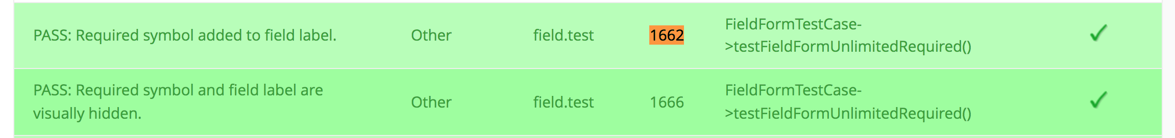Field name is blank in error message "__ field is required" when a ...