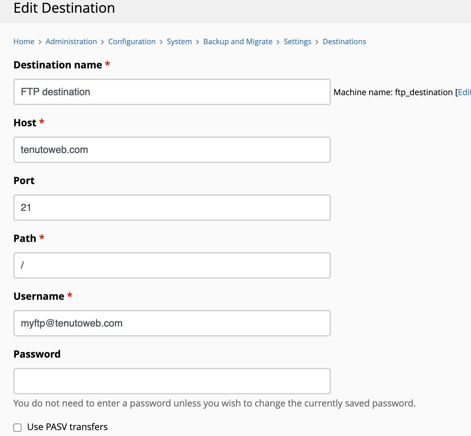PHP 8: Error messages: RESTORE / SAVED BACKUPS when using FTP Destination · Issue #80 · backdrop ...