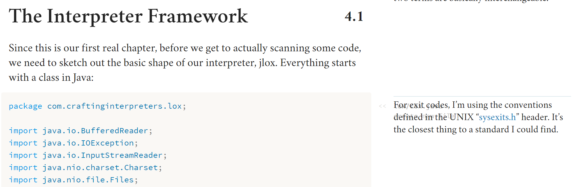 Marginal Collisions in the Typesetting · Issue #292 · munificent/craftinginterpreters · GitHub