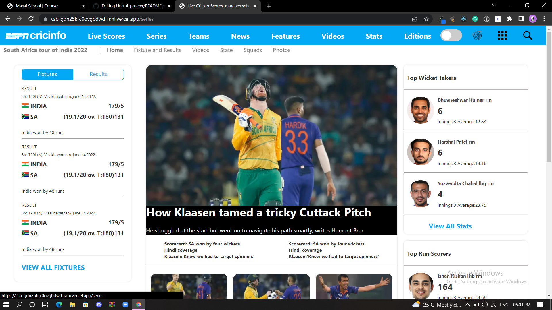 GitHub - cs2812/Espn_cric_info-Clone: This is a https://www.espncricinfo.com/ website clone ...