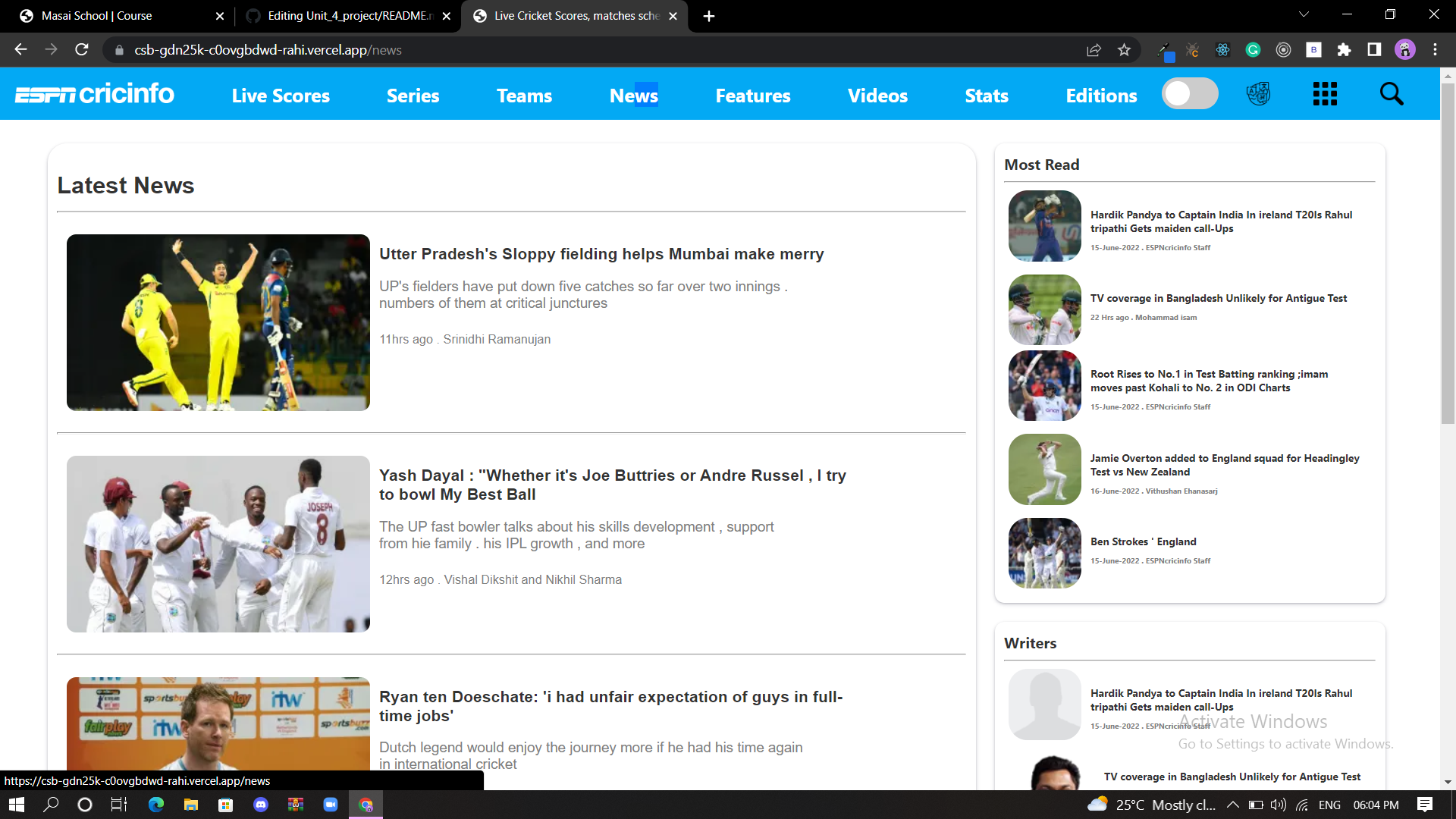 GitHub - cs2812/Espn_cric_info-Clone: This is a https://www.espncricinfo.com/ website clone ...