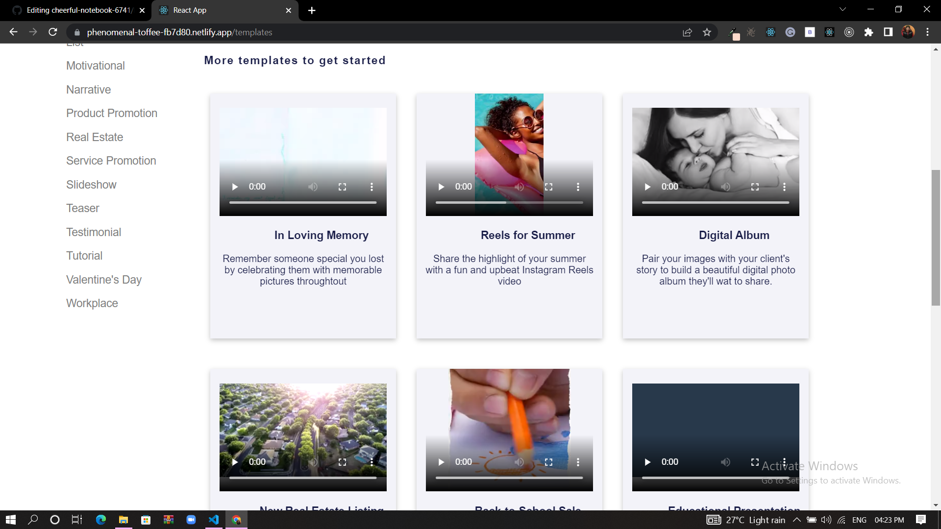 GitHub - imran120198/cheerful-notebook-6741: This project is a clone of Animoto.com which is a ...
