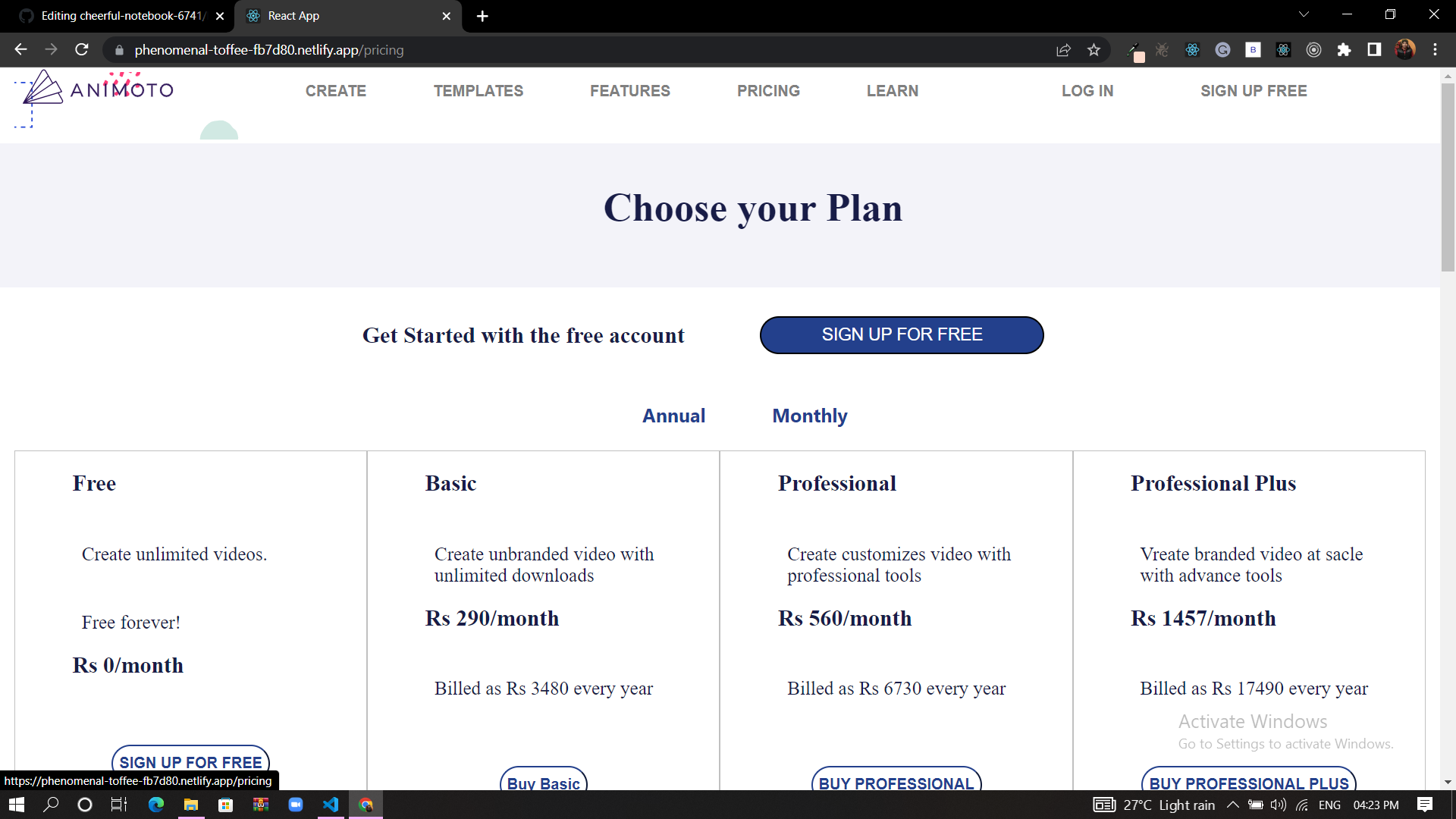 GitHub - imran120198/cheerful-notebook-6741: This project is a clone of Animoto.com which is a ...