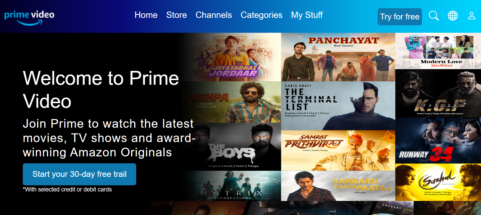Github Siddesh1210 Amazonprimeclone Clone Basic Responsive Frontpage