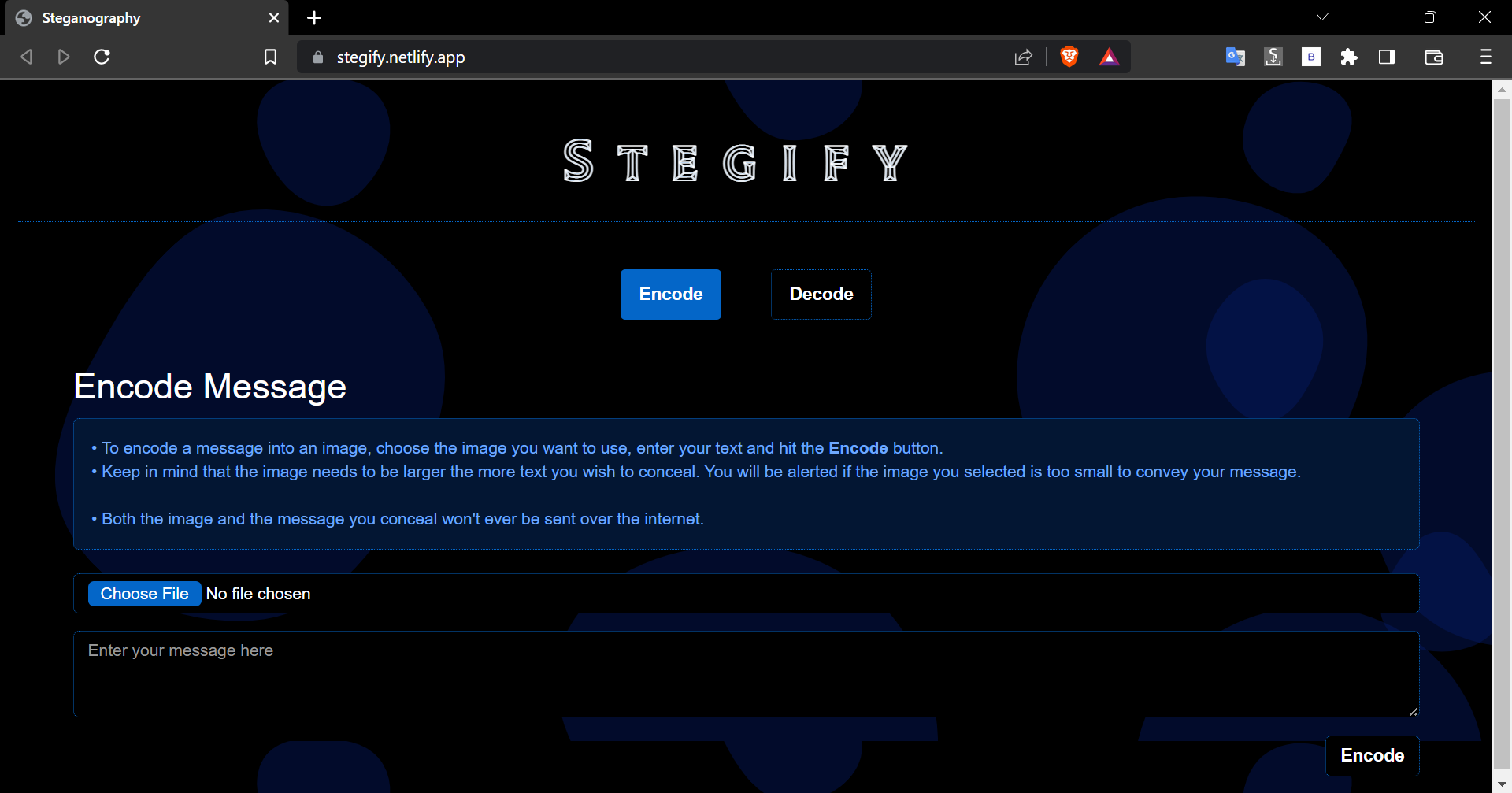 GitHub - Harsh-Verma04/Stegify
