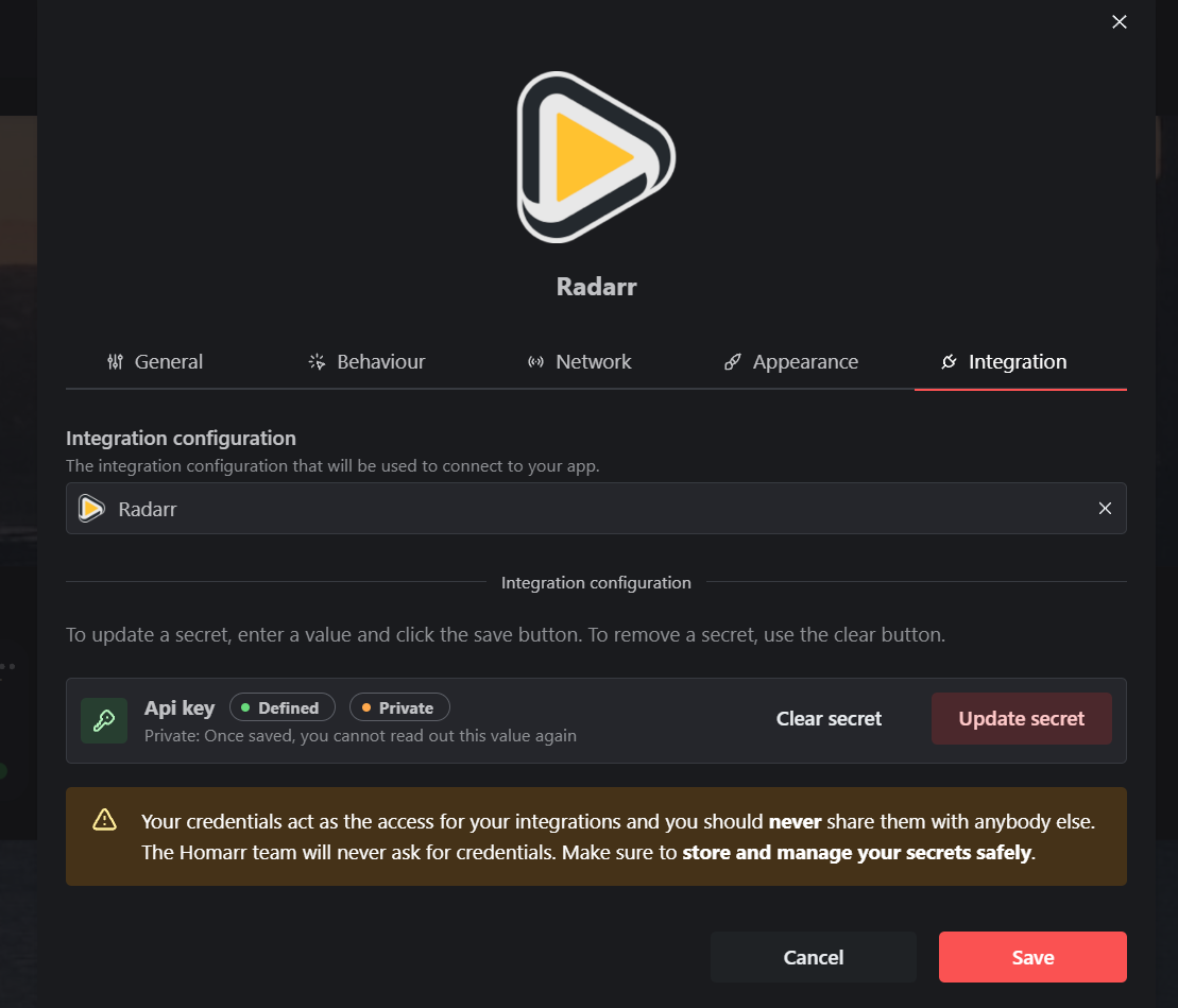 Integrations not working · Issue #605 · ajnart/homarr · GitHub